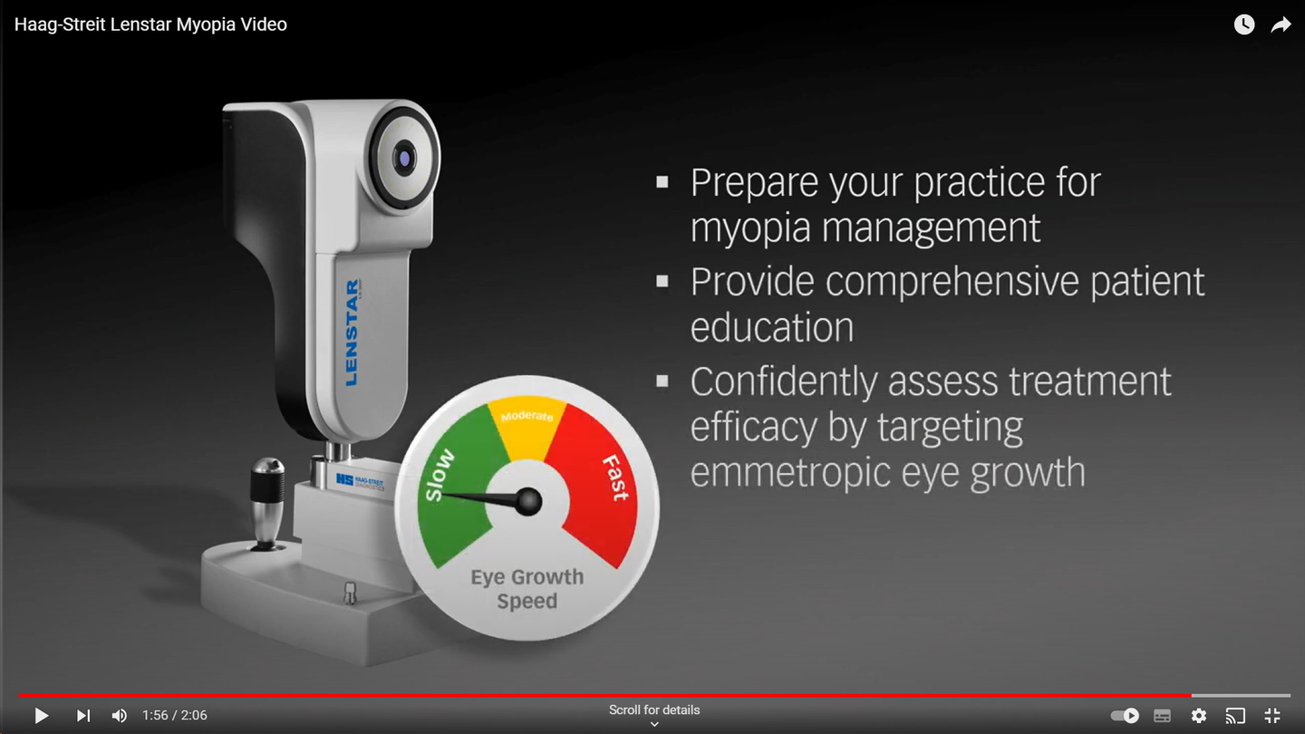 Lenstar Myopia video